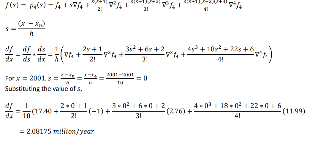 Interpolation And Approximation Numerical Differentiation And Regression Onlineengineeringnotes